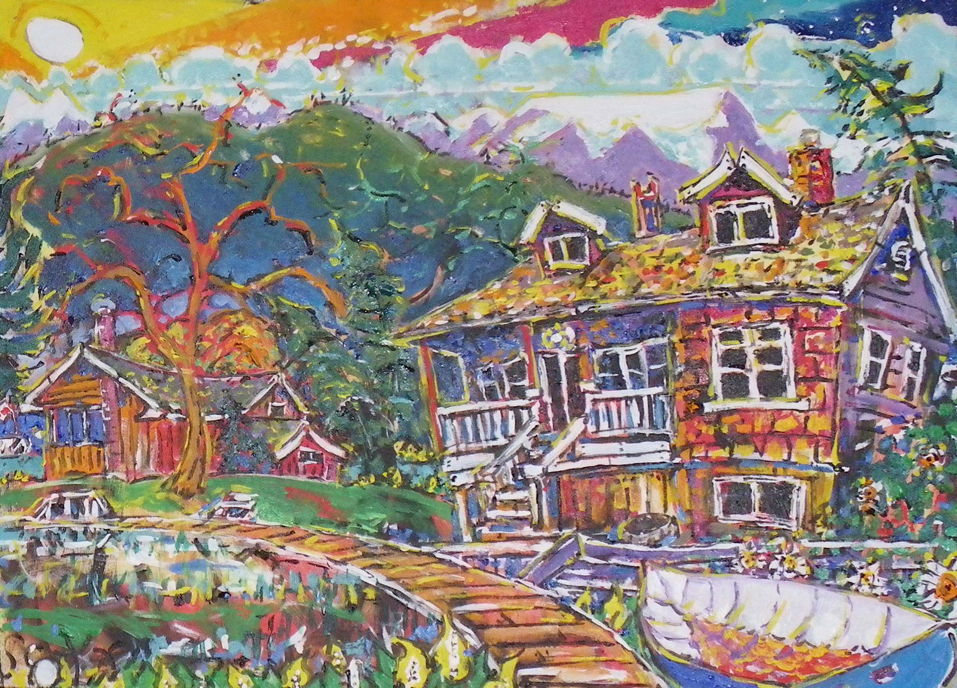 Artist Brian Scott donates paintings of Mack Laing homes – Mack Laing ...